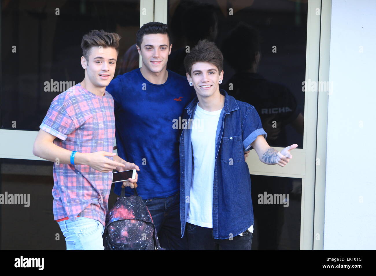 'X Factor' finalists at the rehearsal studio Featuring: New Boy Band ...