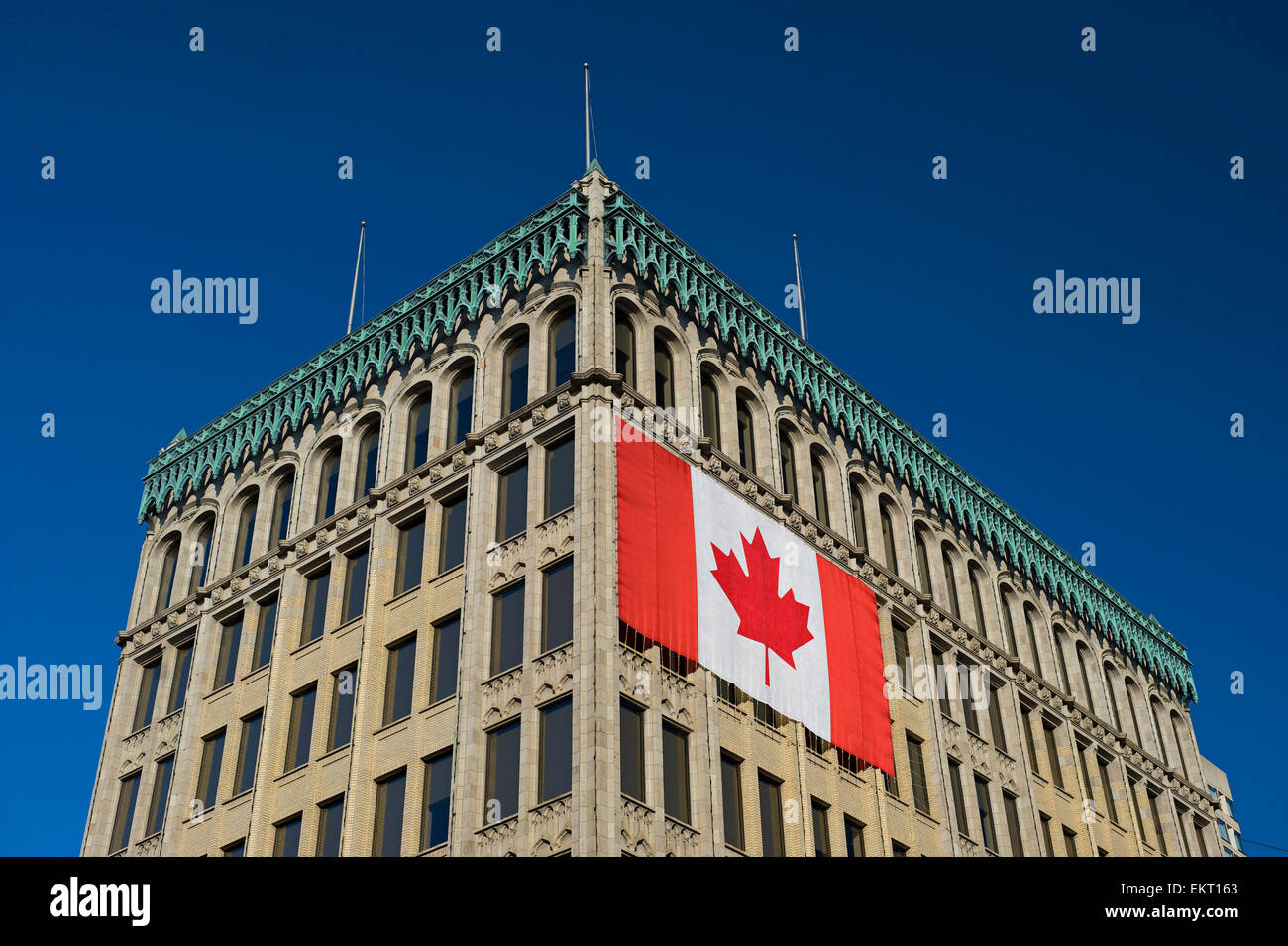 Old Office Building With Canadian Flag; Ottawa, Ontario, Canada Stock Photo - Alamy
