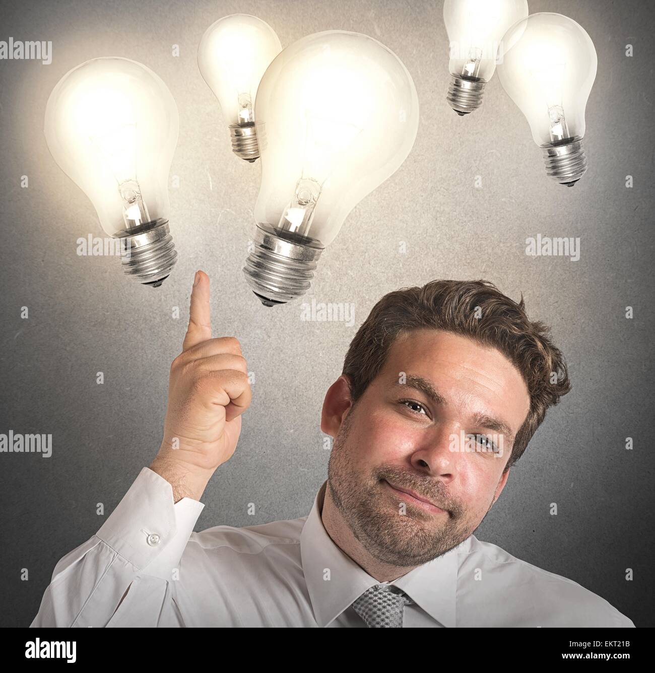 Ideas of businessman Stock Photo - Alamy