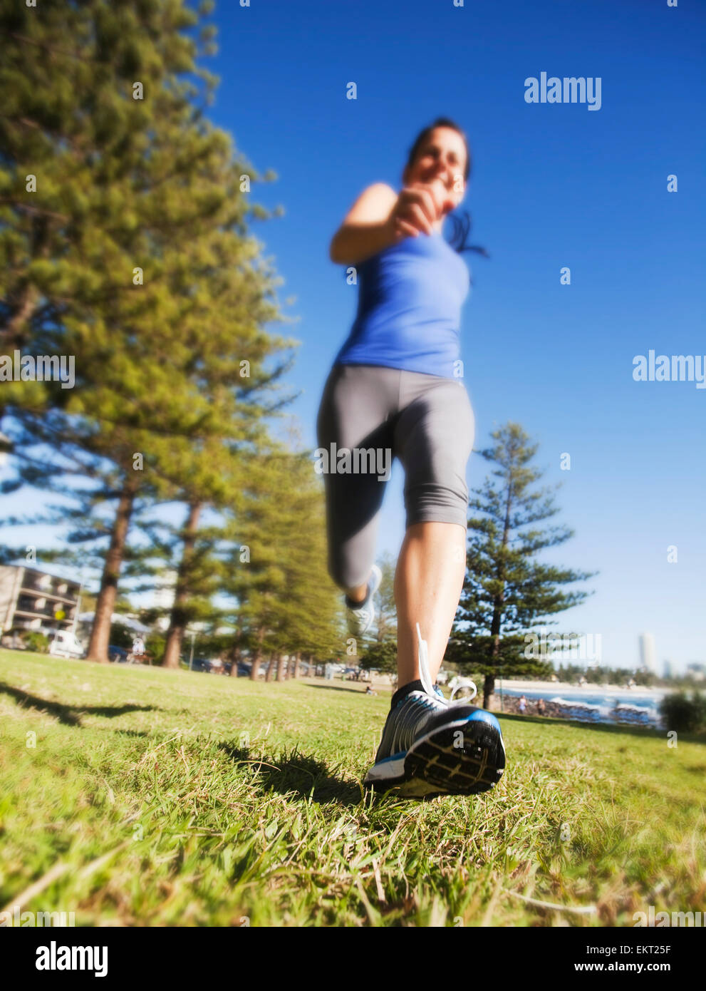 Running towards camera happy urban hi-res stock photography and images ...