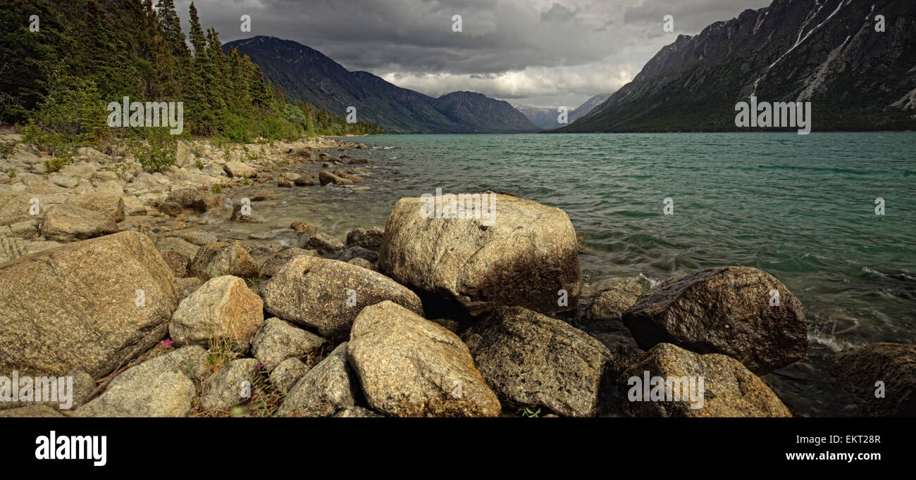 Kusawa lake hi-res stock photography and images - Alamy