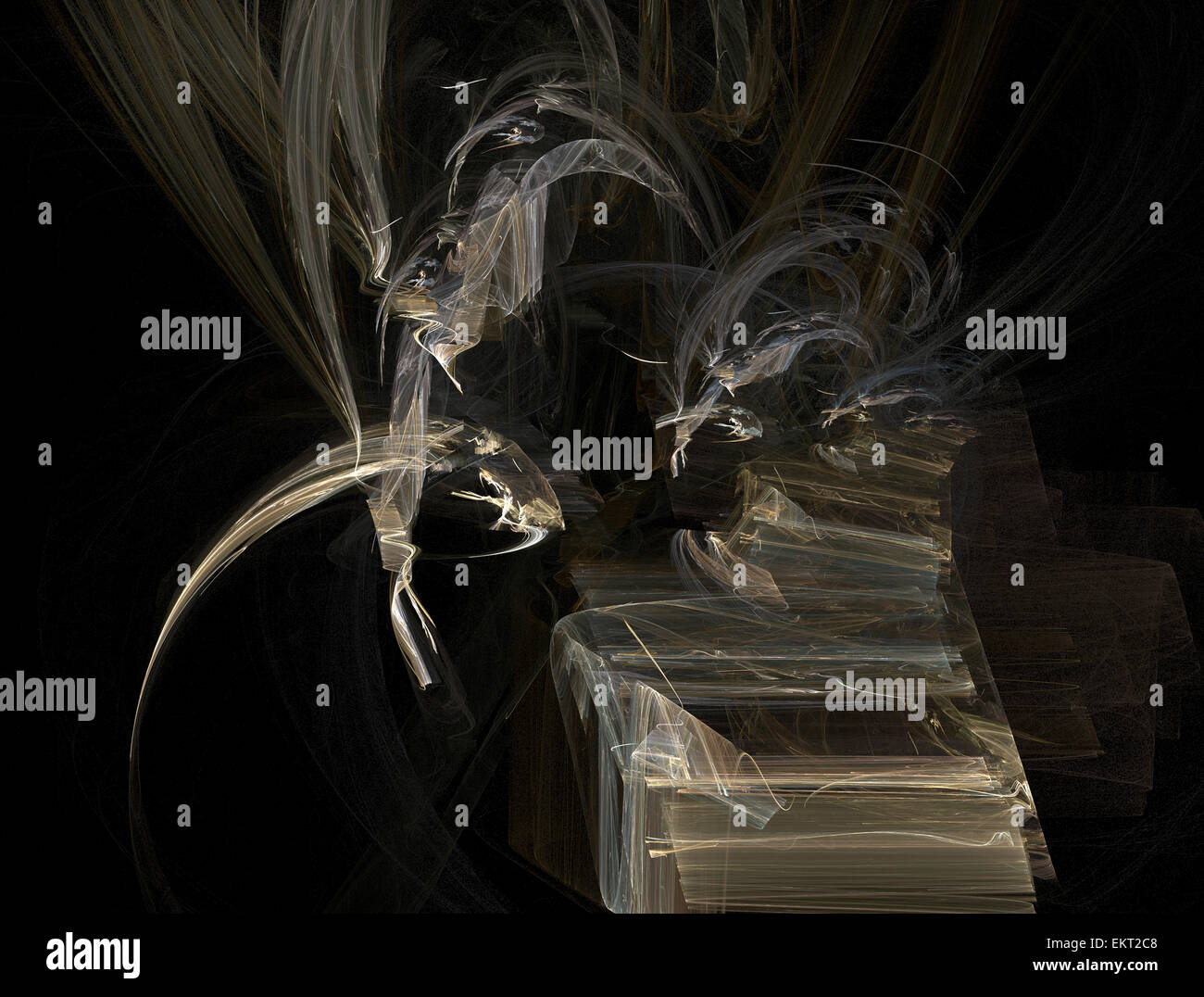 Surreal Flying Creatures Stock Photo - Alamy