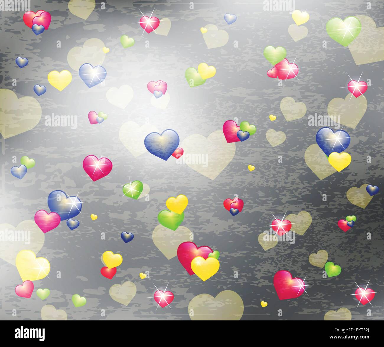 Hearts background with texture Stock Vector Image & Art - Alamy