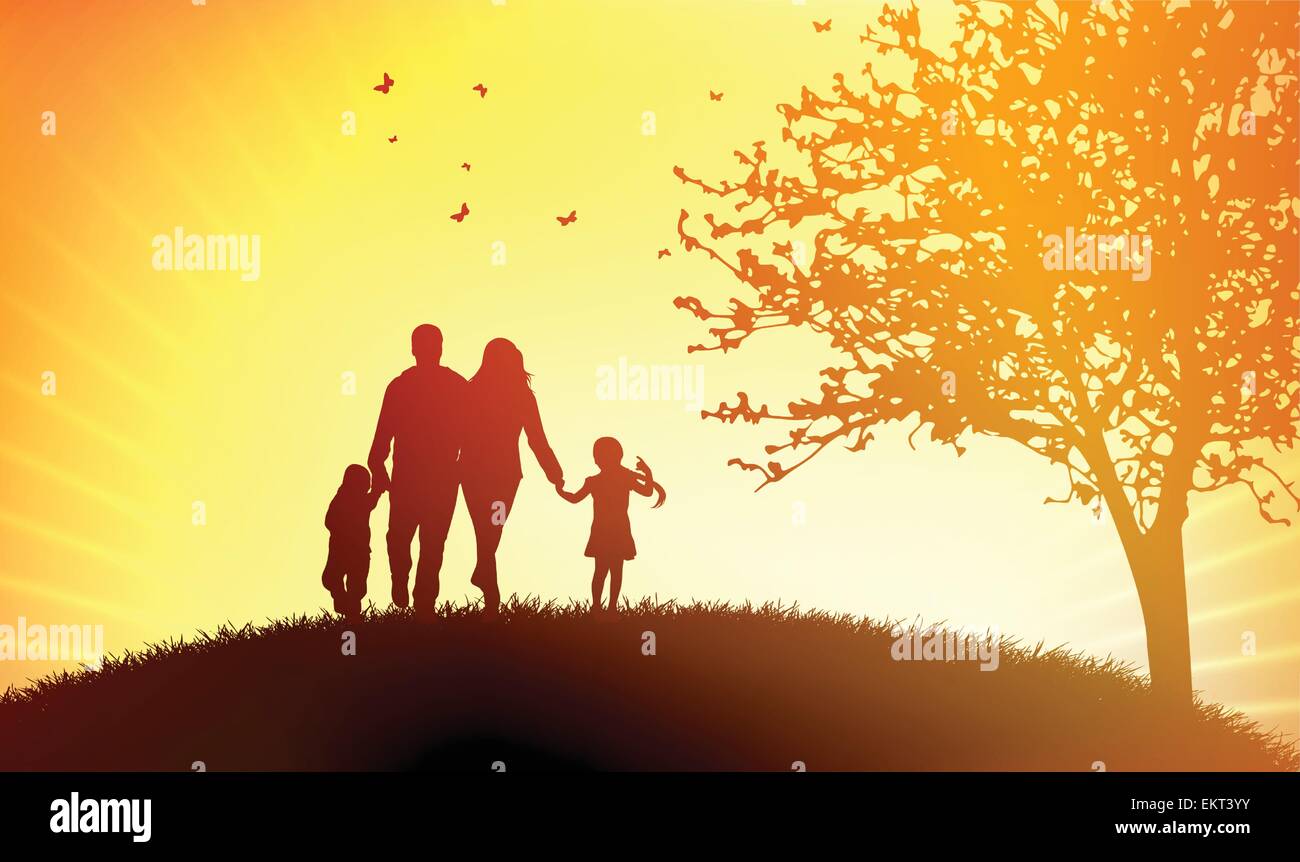 Mother father son together Stock Vector Images - Alamy