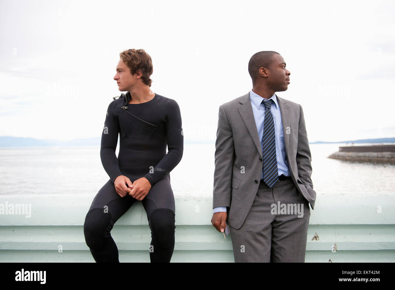 People looking in different directions hi-res stock photography and ...