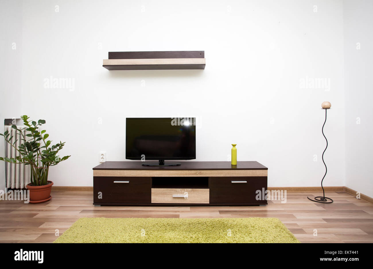 Modern and simple living room interior Stock Photo - Alamy