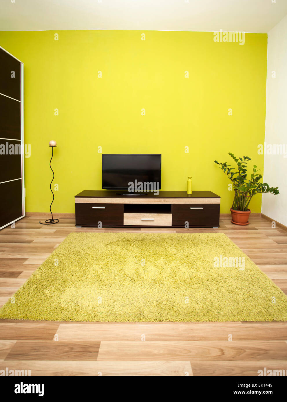 Modern and simple living room interior Stock Photo - Alamy