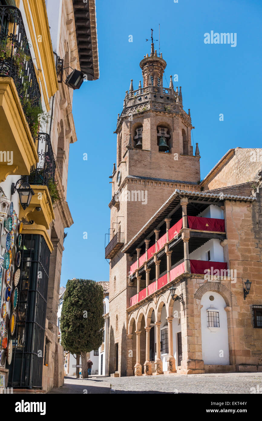 Church of Santa Maria la Mayor Plaza Duquesa de Parcent Ronda Spain ...