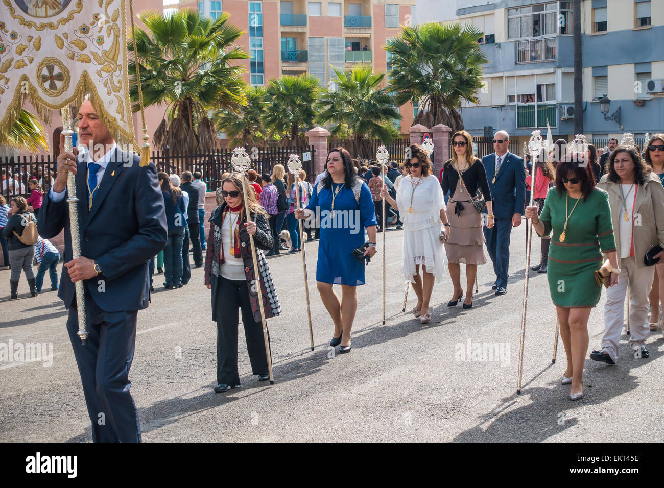 Easter Religious Parade Estepona Spain Stock Photo - Alamy