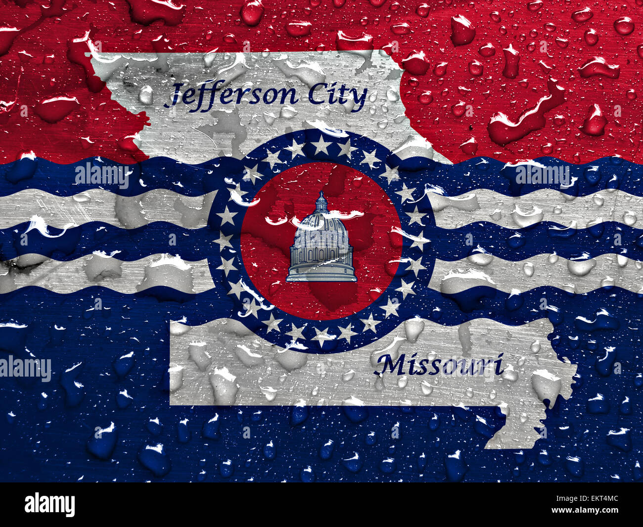 Flag of jefferson hi-res stock photography and images - Alamy