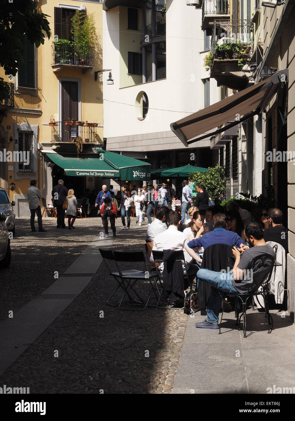 Brera District and surroundings, Milan, Lombardy, Italy, Europe Stock ...