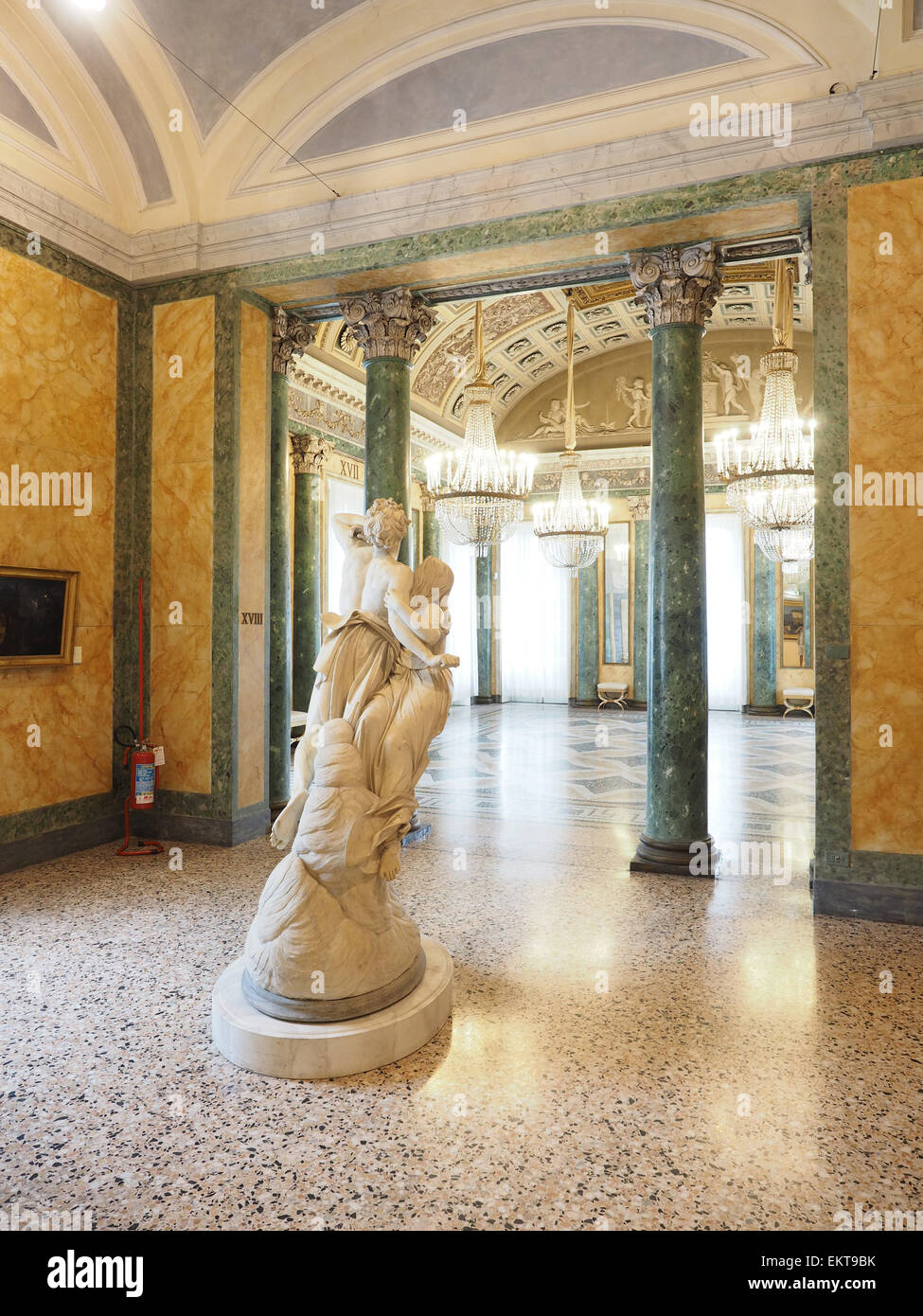 Paolo and francesca statue by alessandro puttinati hi-res stock ...