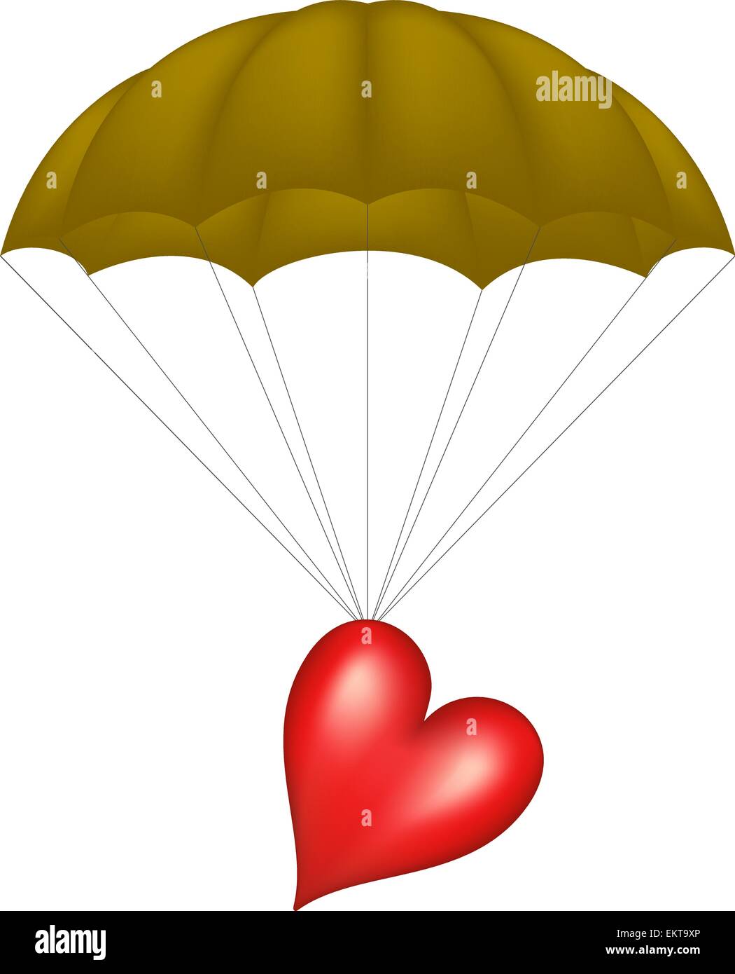 Brown parachute Stock Vector Images - Alamy