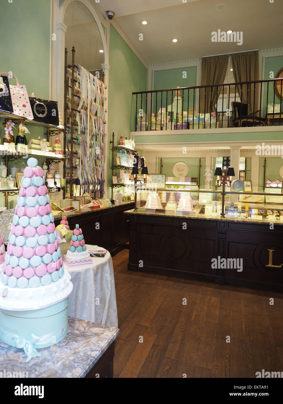 Ladurée Pastry shop, Milan, Lombardy, Italy, Europe Stock Photo - Alamy