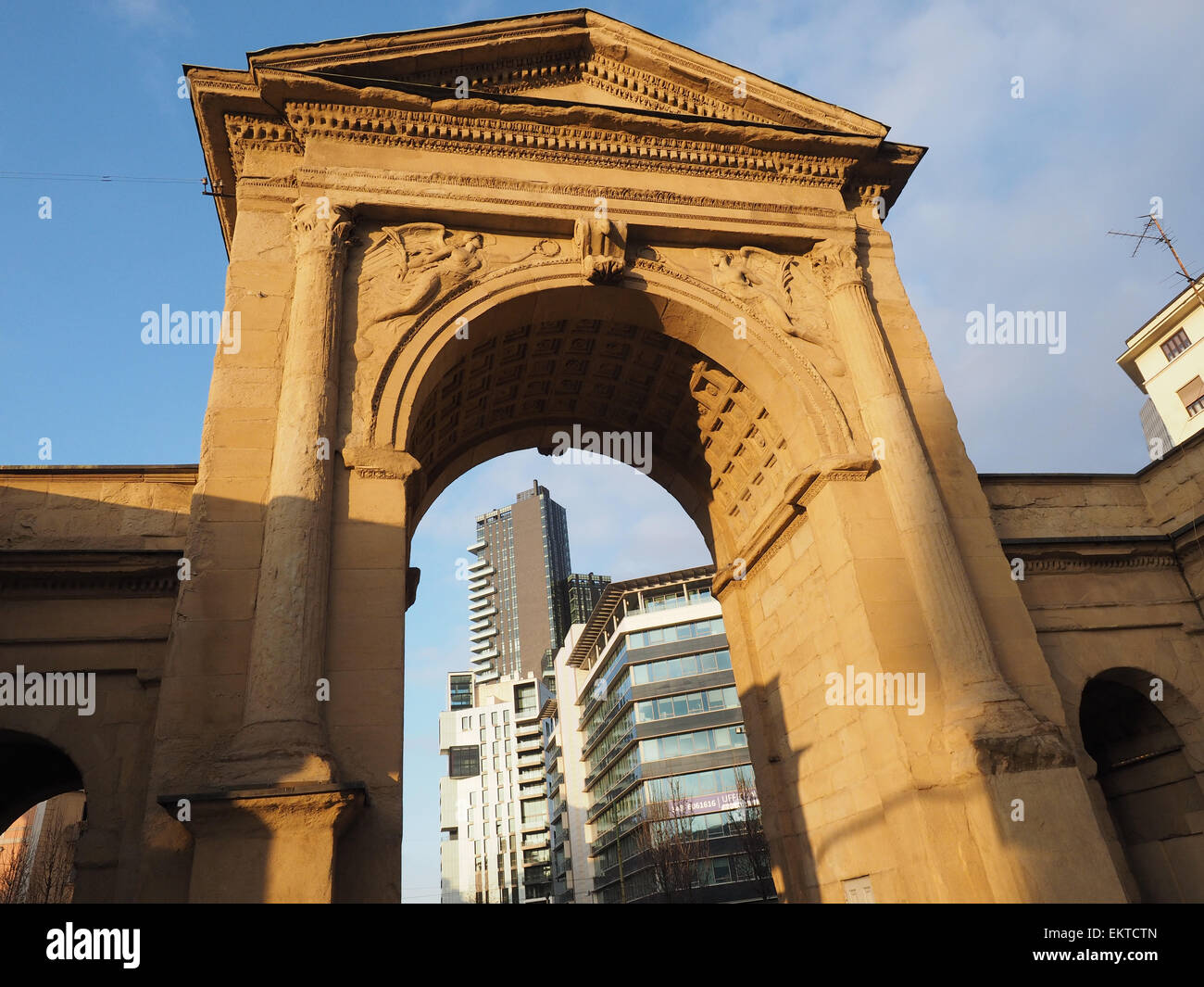 Porta Nuova gate, Milan, Lombardy, Italy, Europe Stock Photo - Alamy