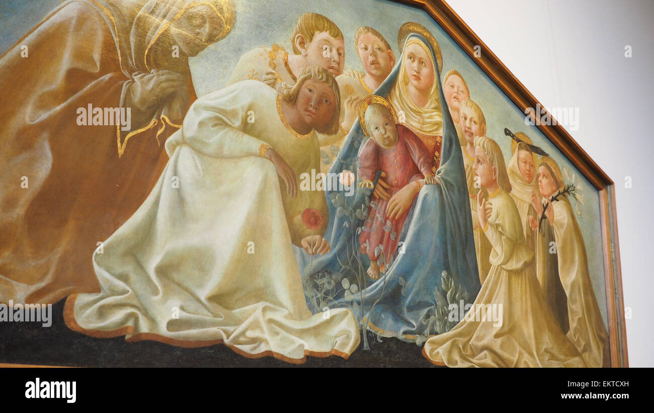 Madonna and Child, Filippo Lippi, Sforza Castle, Museum of Ancient Art, Piazza Castello square ...