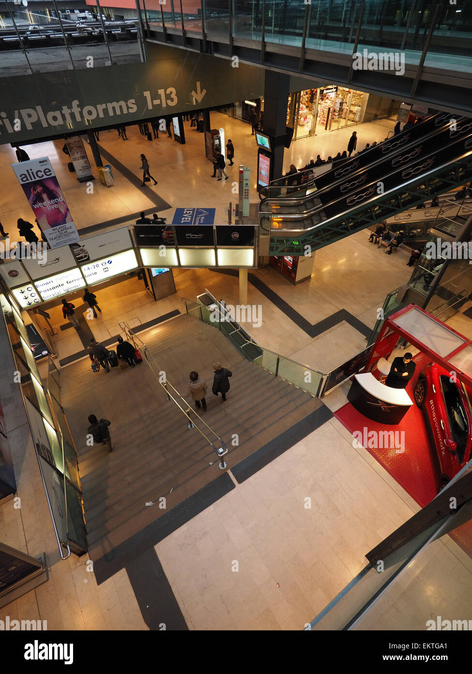 Garibaldi railway station, Milan, Lombardy, Italy, Europe Stock Photo ...