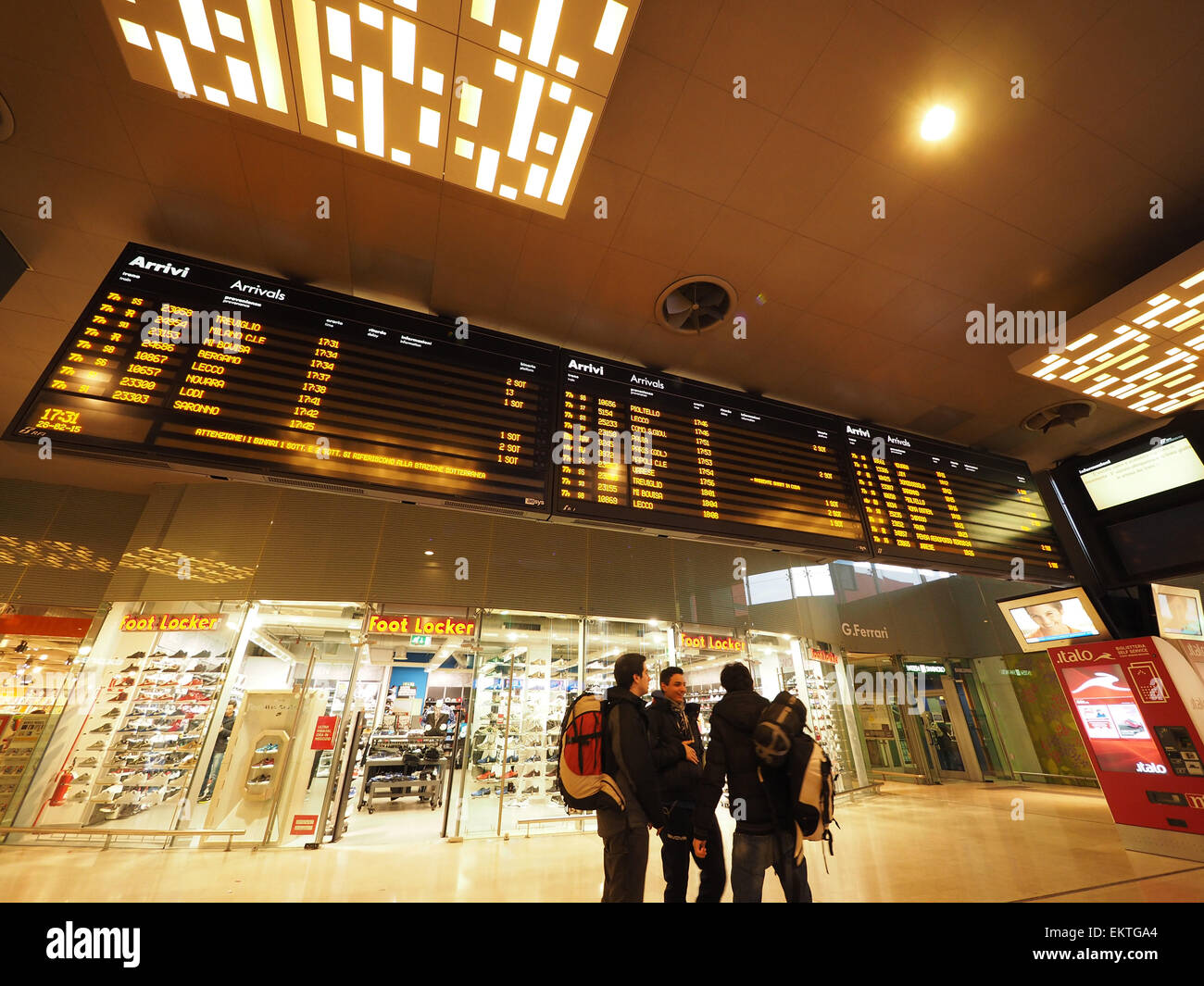 Garibaldi railway station, Milan, Lombardy, Italy, Europe Stock Photo ...