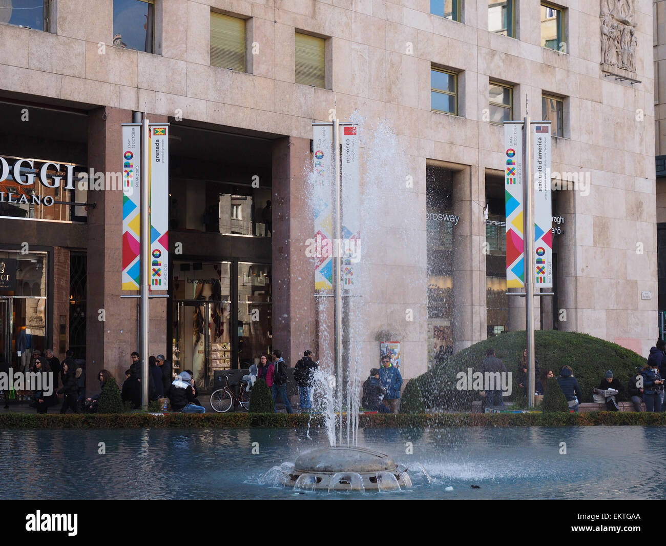 Piazza san babila hi-res stock photography and images - Alamy