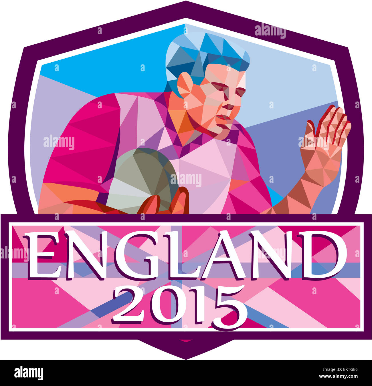 England rugby crest hi-res stock photography and images - Alamy