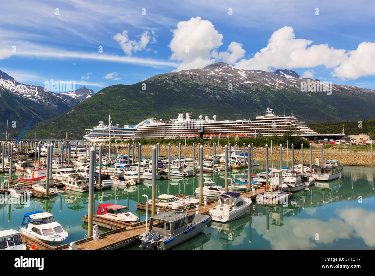 Skagway small boat harbor hi-res stock photography and images - Alamy