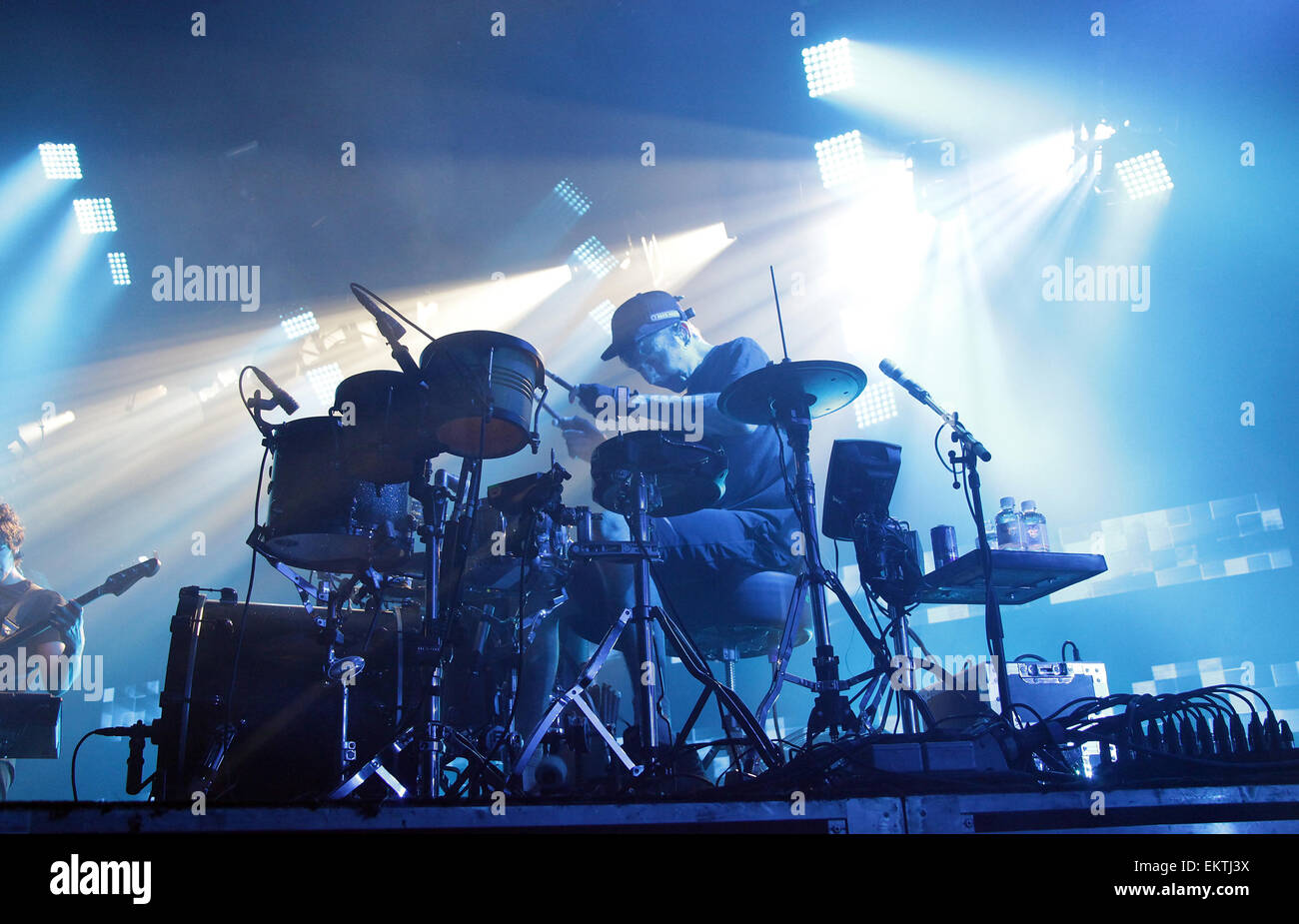 Las Vegas, Nevada, USA. 14th Apr, 2015. Musician Thom Greene from the ...