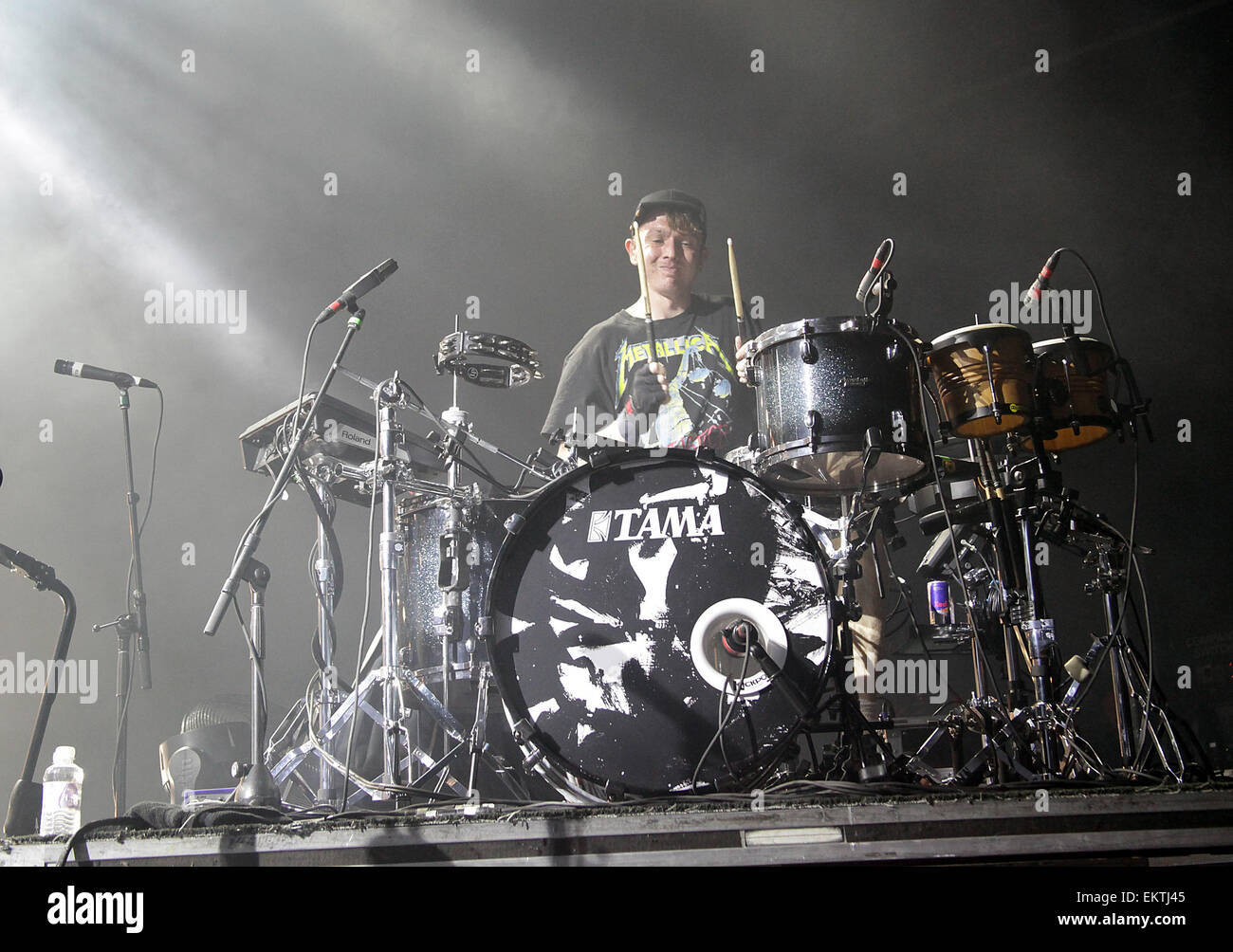 Las Vegas, Nevada, USA. 14th Apr, 2015. Musician Thom Greene from the ...