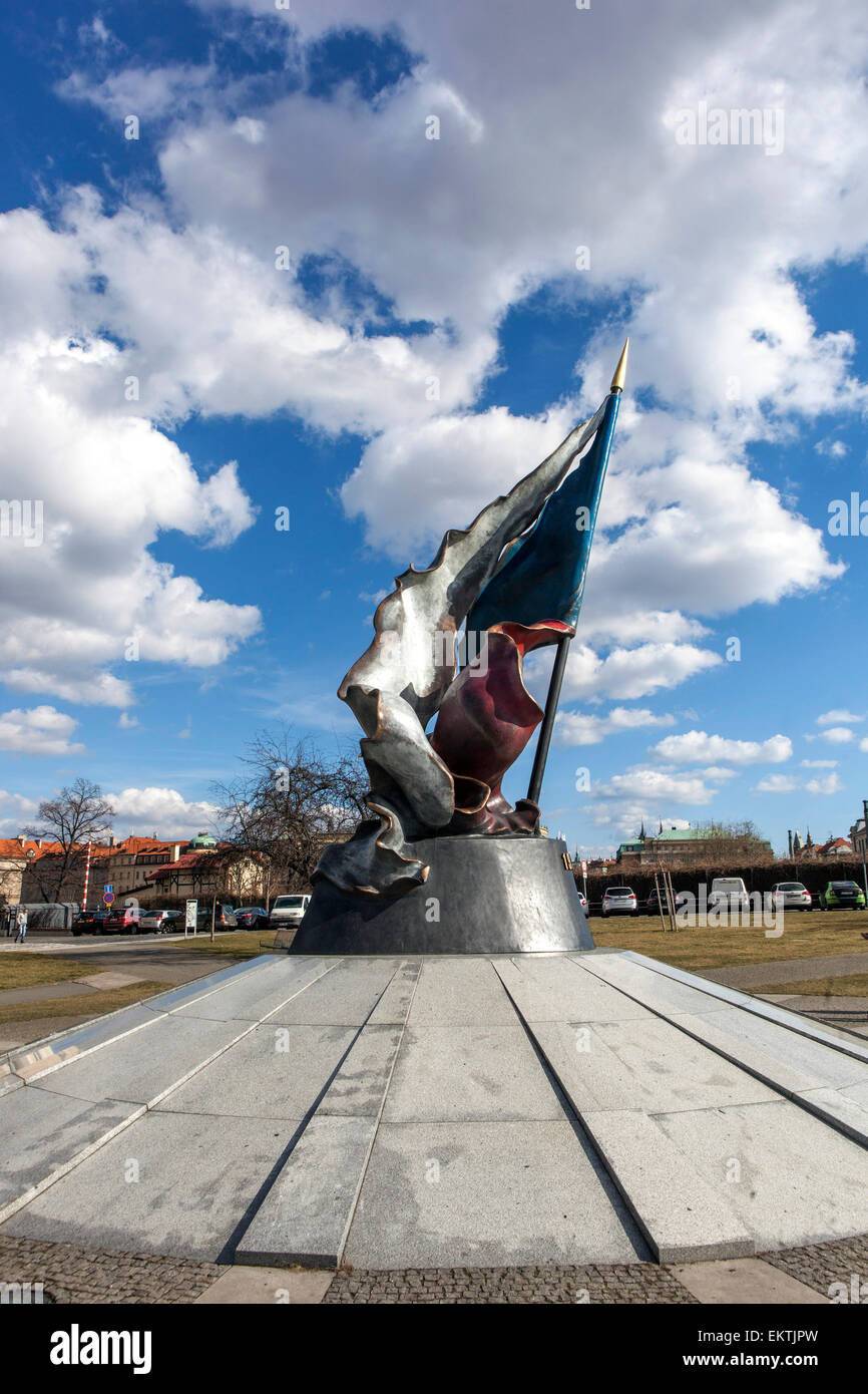 Memorial of the Second resistance movement, Prague, Czech Republic ...