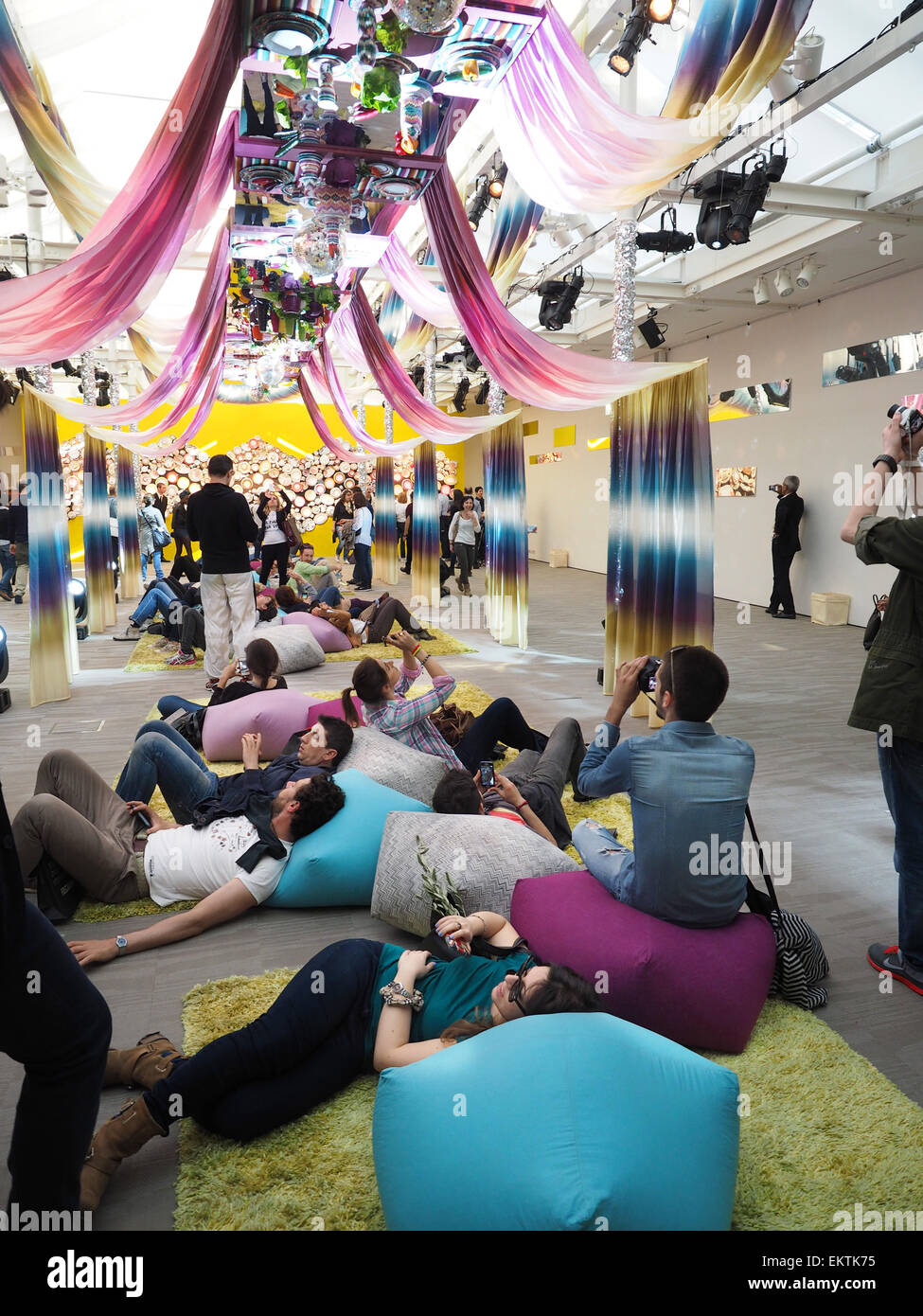 Missoni store, Design week, Salone del Mobile, Milan, Lombardy, Italy ...