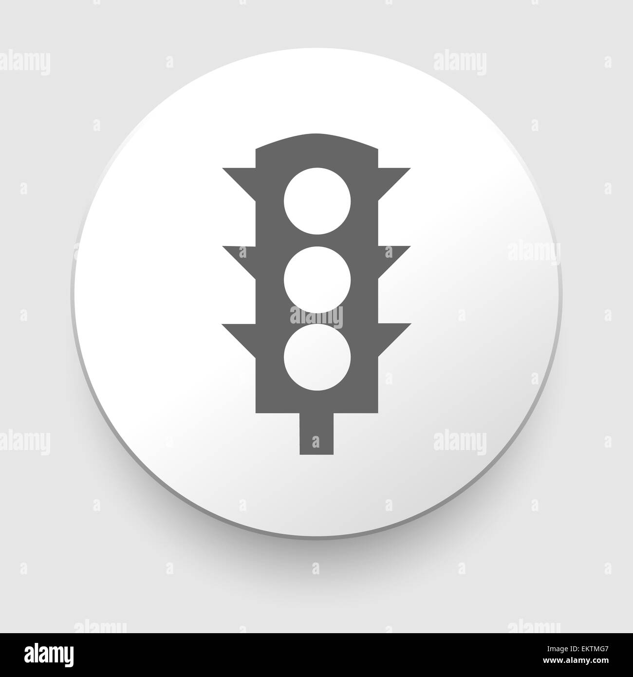 Single red light Black and White Stock Photos & Images - Alamy