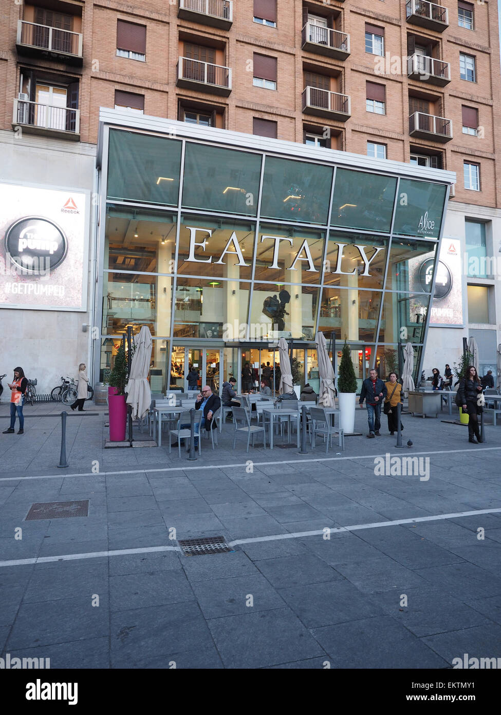 Piazza 25 aprile square hi-res stock photography and images - Alamy