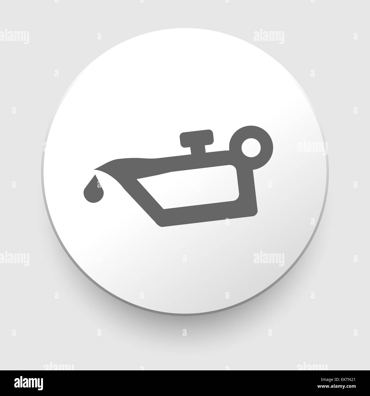 vector black engine oil icon on white background Stock Photo - Alamy