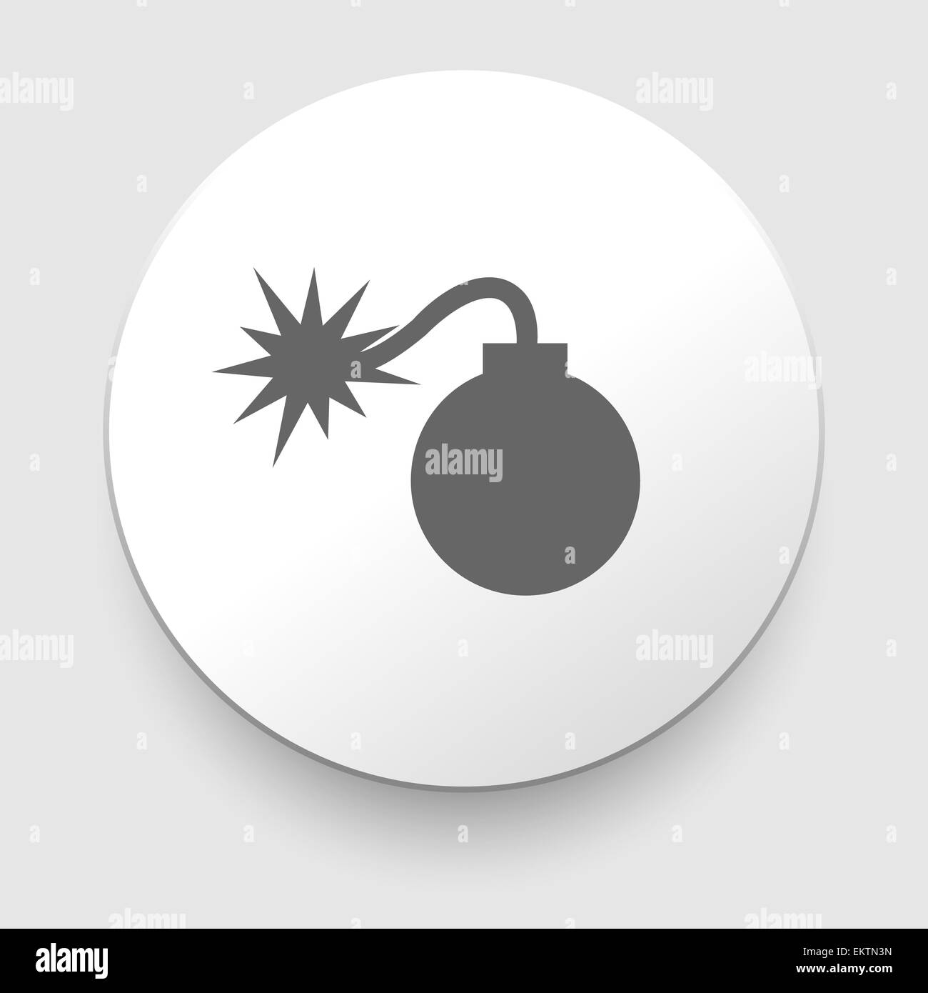 Danger cartoon bomb Black and White Stock Photos & Images - Alamy