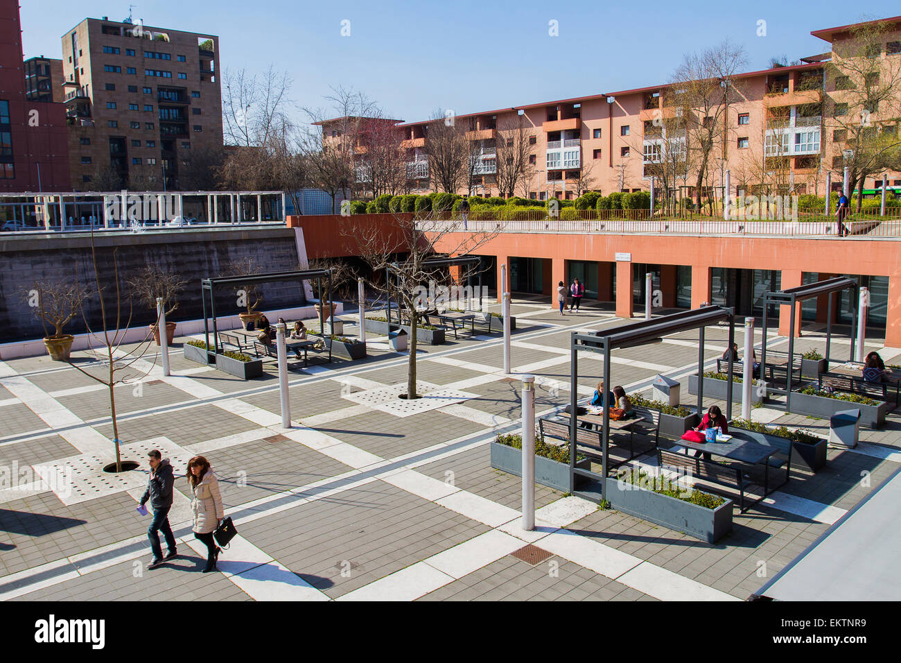 Bicocca district, Bicocca, University Bicocca, Milan, Lombardy, Italy ...