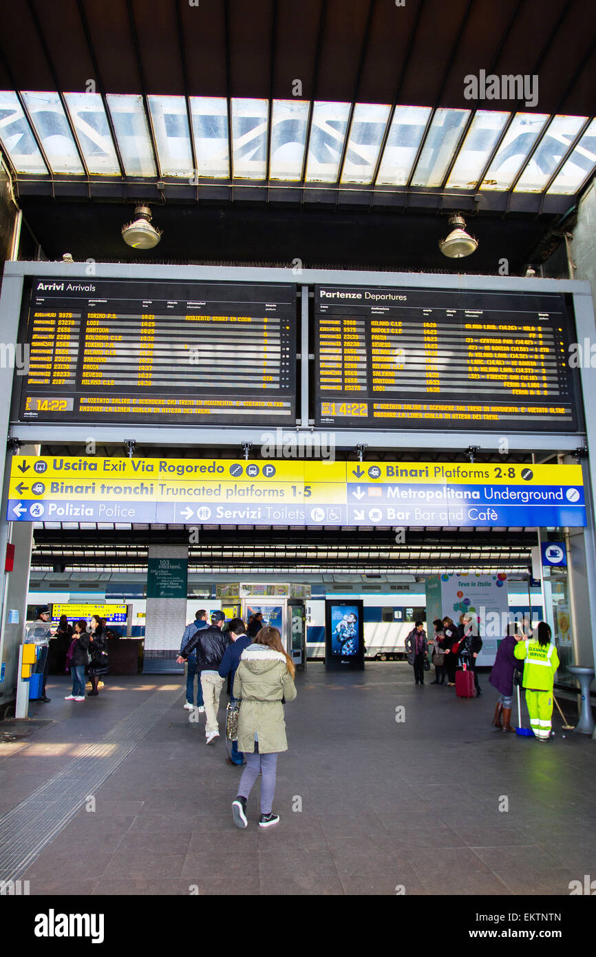 Rogoredo train station, Milan, Lombardy, Italy, Europe Stock Photo - Alamy