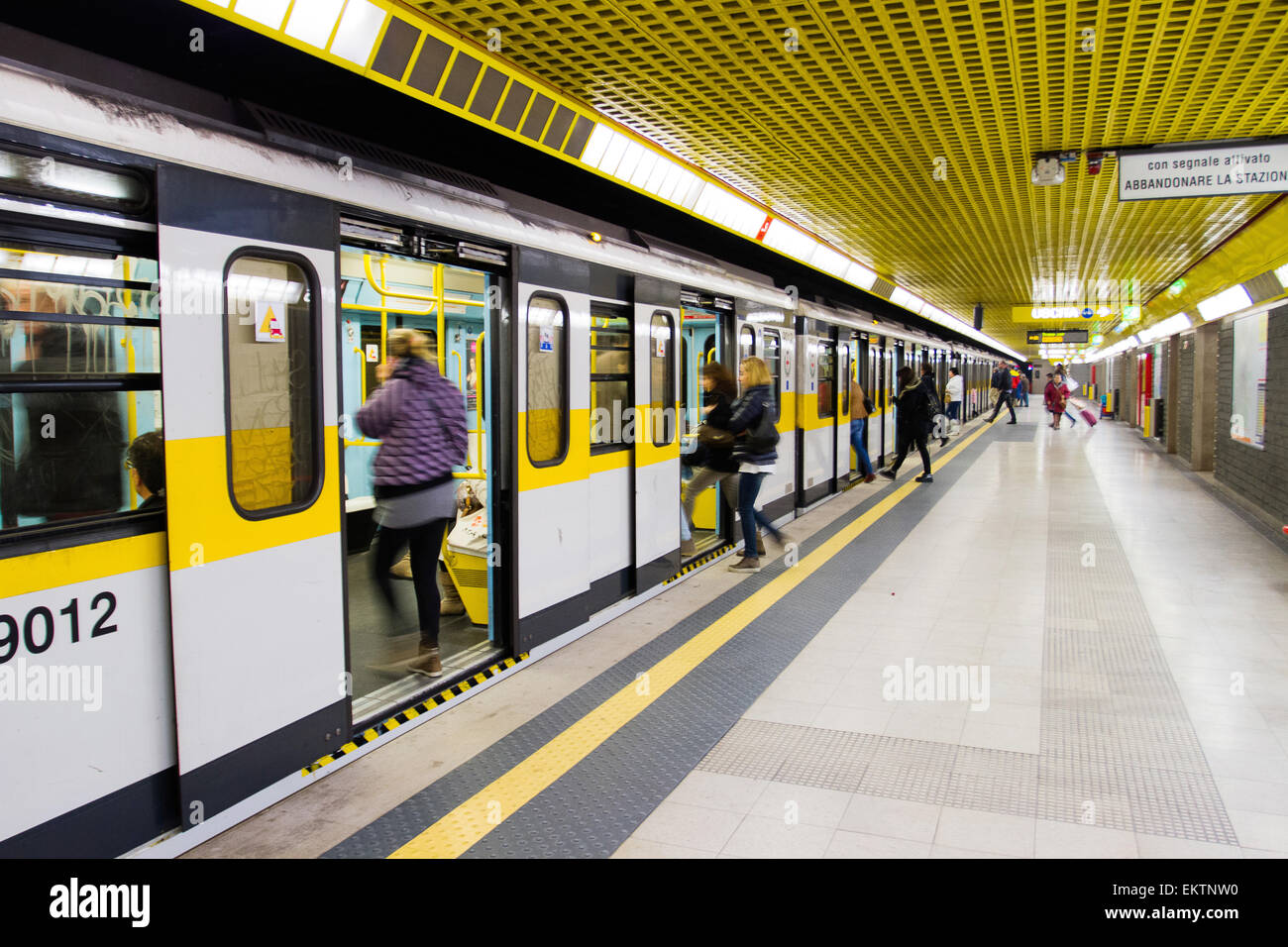 Underground, Milan, Lombardy, Italy, Europe Stock Photo - Alamy