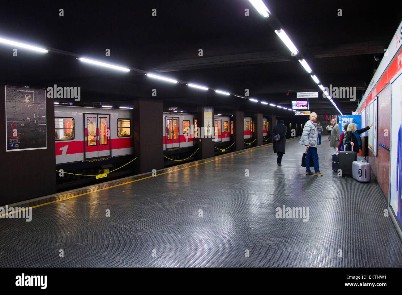Underground, Milan, Lombardy, Italy, Europe Stock Photo - Alamy