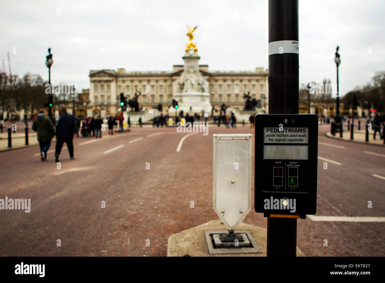 Pedestrian crossing in london Stock Photo - Alamy