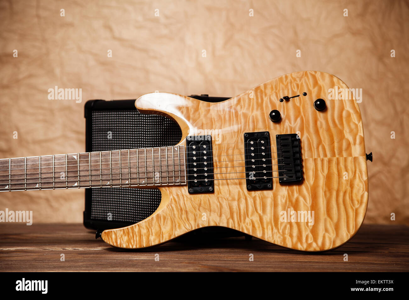 Modern electric guitar Stock Photo - Alamy