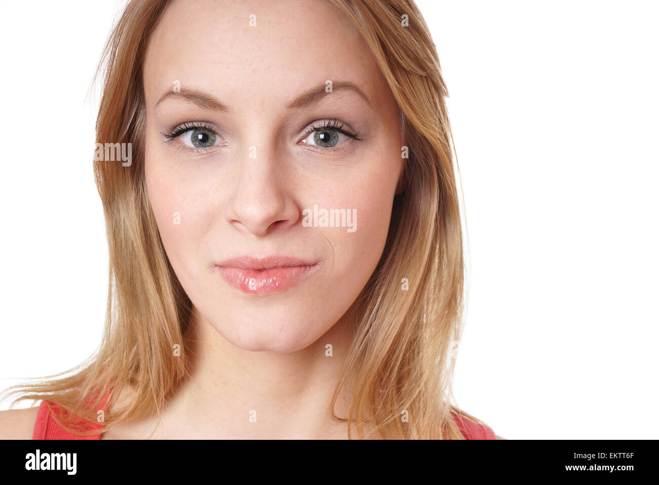 Smirk woman hi-res stock photography and images - Alamy