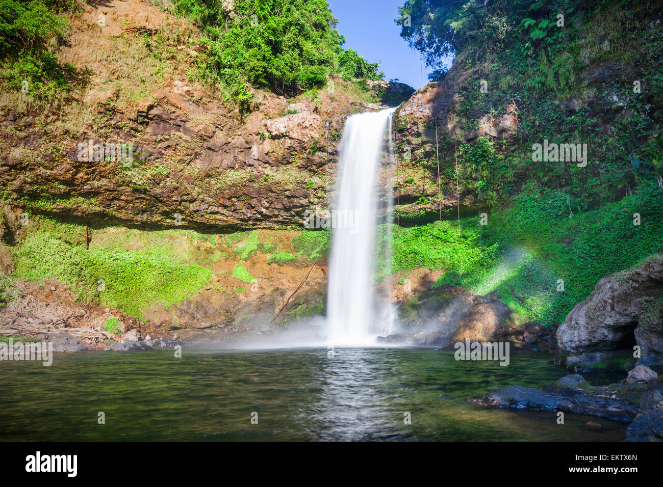 Tad E Tu Waterfall, Bolaven plateau, Pakse, Laos Stock Photo - Alamy