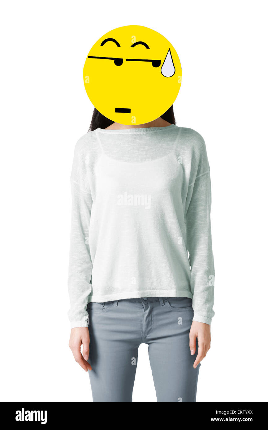 Emoticon embarrassed hi-res stock photography and images - Alamy