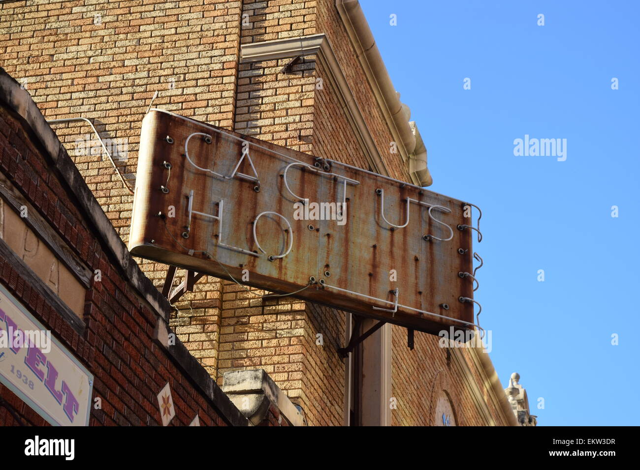 Old Hotel Sign Stock Photo - Alamy