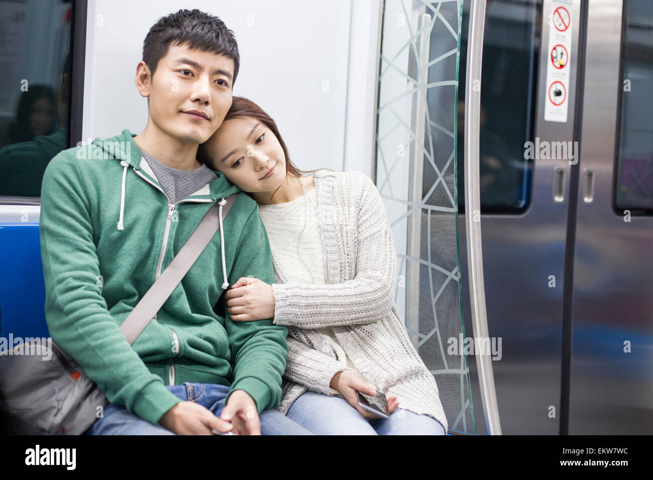 Two men sitting in train hi-res stock photography and images - Alamy
