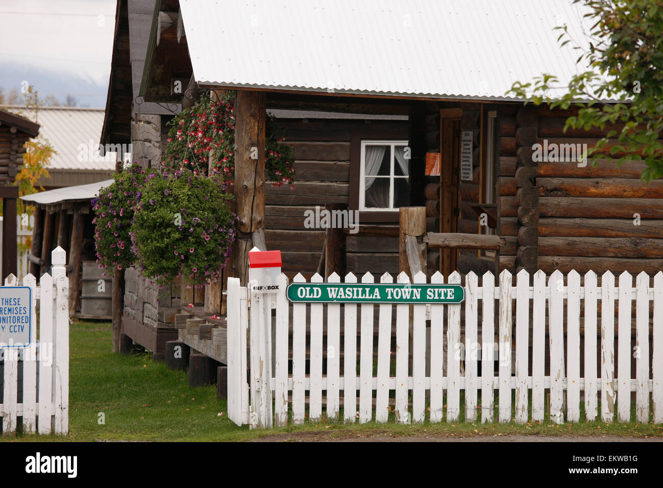 Old Wasilla Town Site Entrance, Wasilla, Southcentral Alaska, 2008 ...