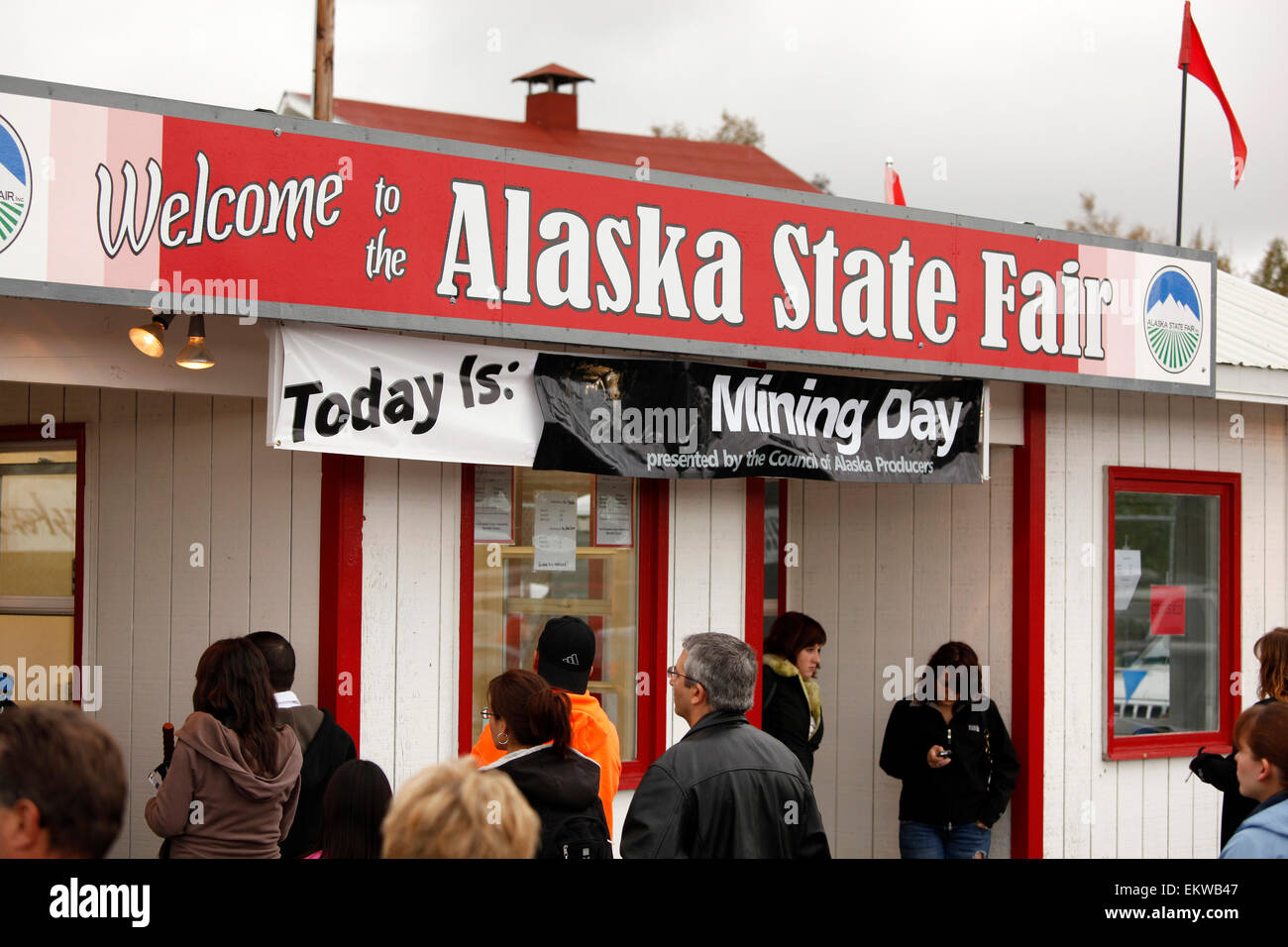 Alaska,State Fair,Palmer,mining day Stock Photo - Alamy
