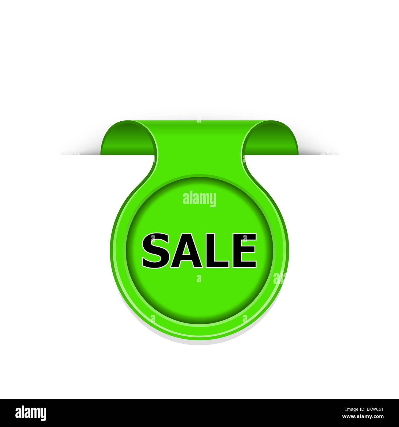 Vector bookmark with sale message Stock Photo - Alamy