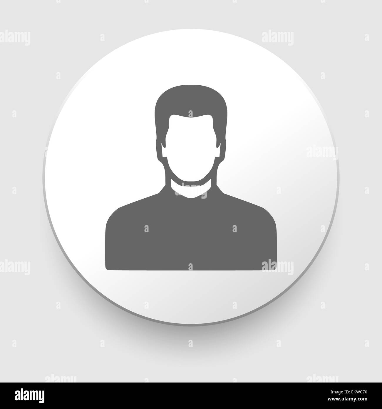 man icon silhouette Stock Photo - Alamy