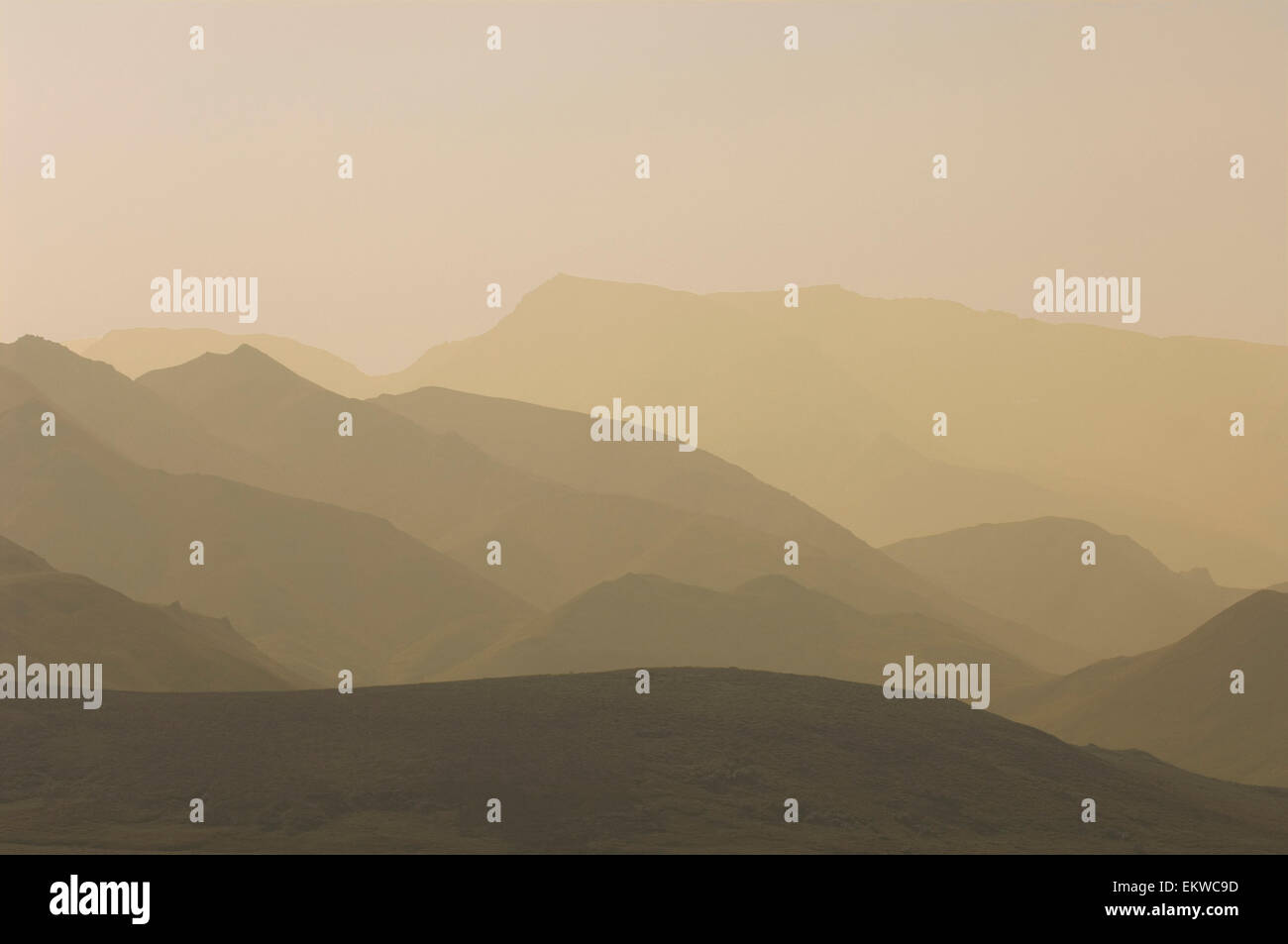 The Alaska Range Shrowded In Smoke From Forest Fires Denali National ...
