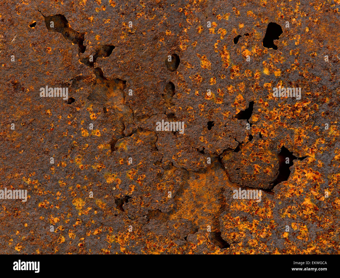 Abstract background - the rusted tin plate Stock Photo - Alamy